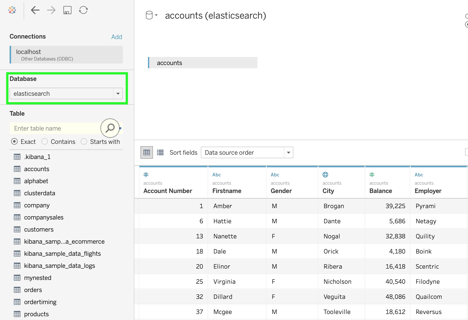 ODBC Driver - Open Distro for Elasticsearch Documentation